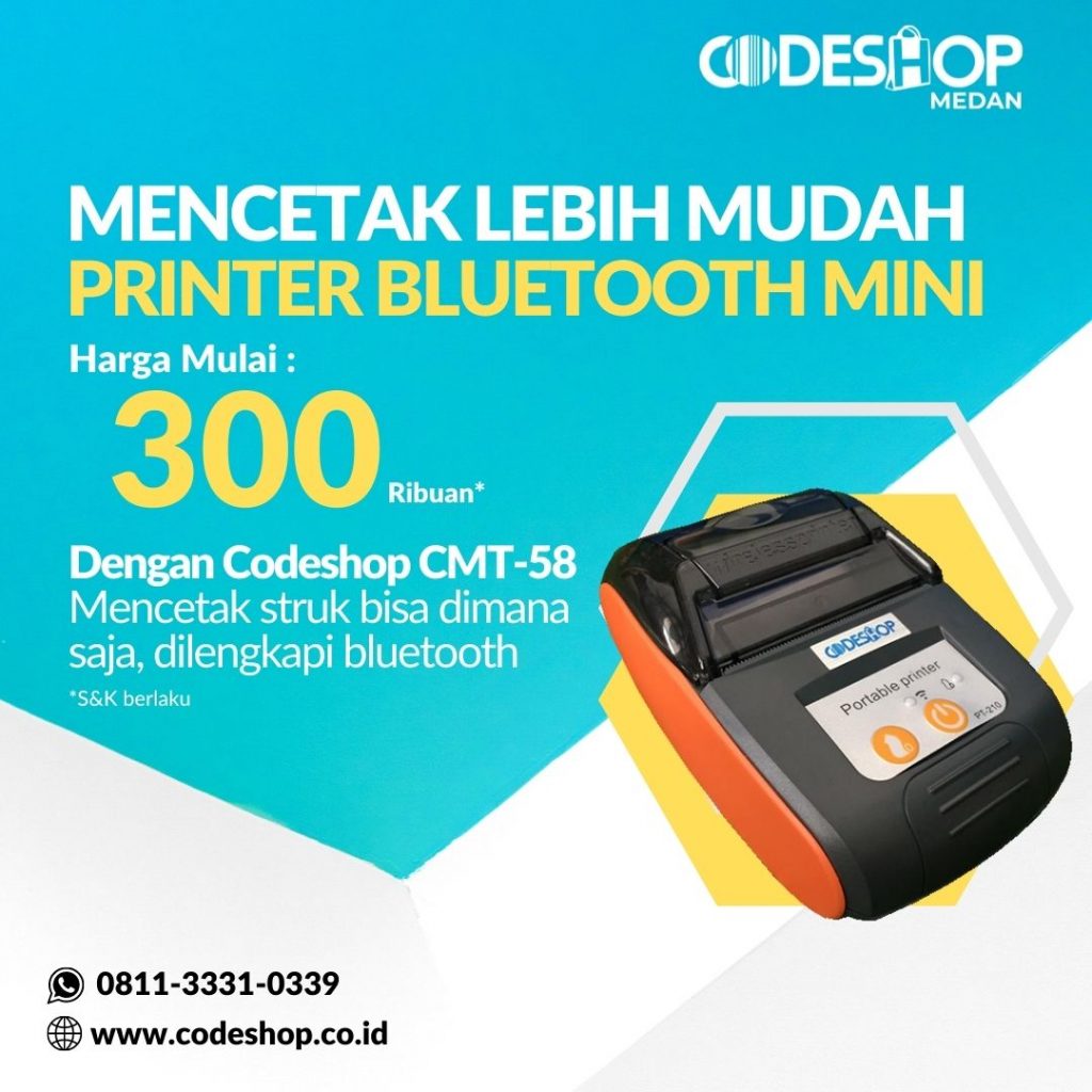 Printer Struk Bluetooth Memiliki Banyak Keunggulan - Toko Alat Kasir ...