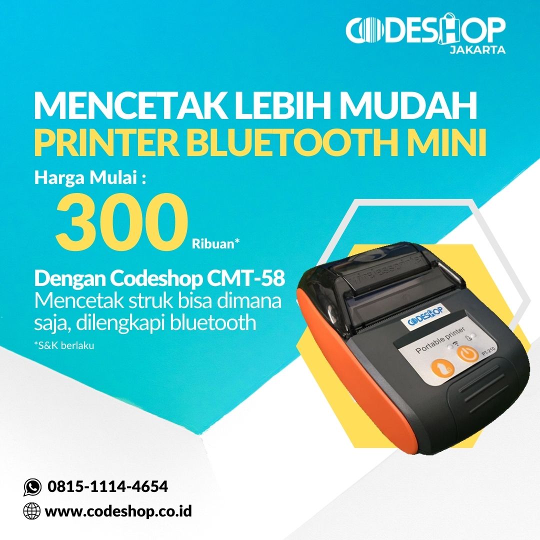 Printer Struk Bluetooth Memiliki Banyak Keunggulan - Toko Alat Kasir ...