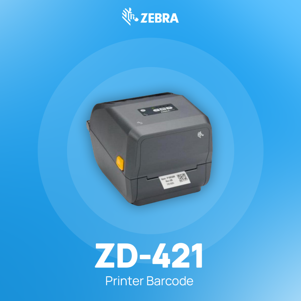 Printer Barcode Zebra ZD421 + Bluetooth - Toko Barcode, ID Card Printer ...