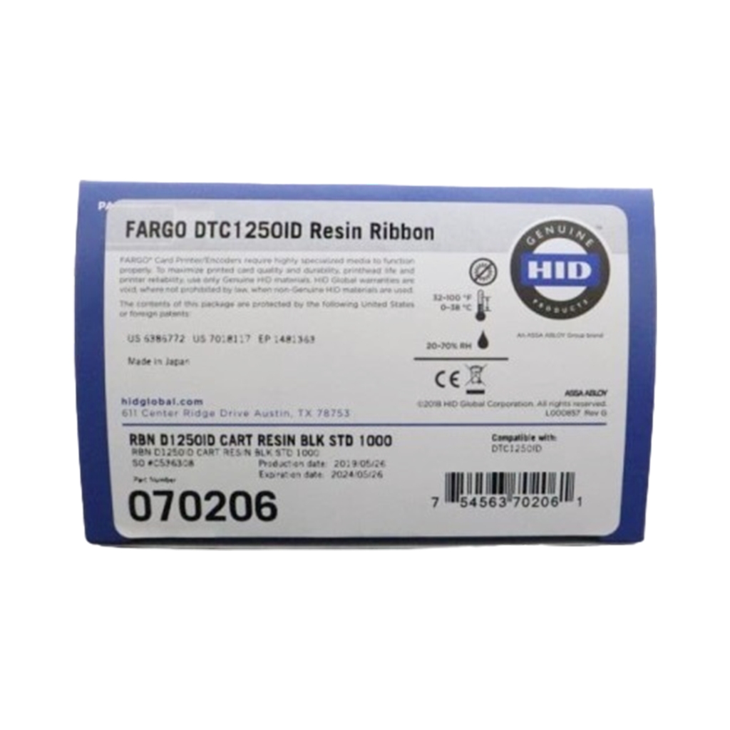Ribbon Black Fargo DTC1250ID 1000 Images Print 070206 - Toko Alat Kasir ...